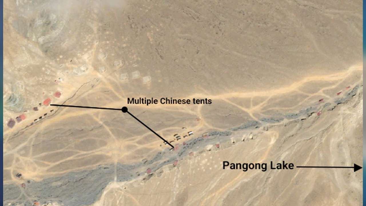 Photos: Satellite images show Chinese troops backing off from Fingers ...