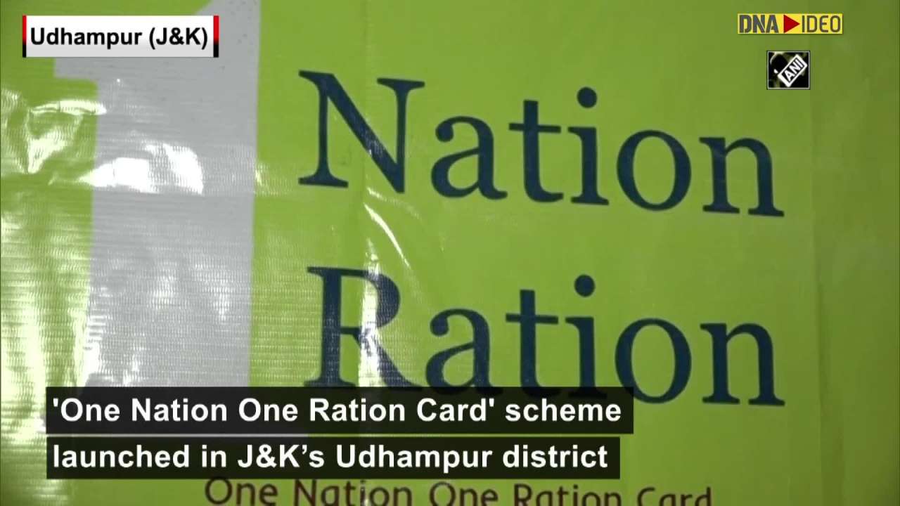 'One Nation One Ration Card' scheme launched in J&K's Udhampur