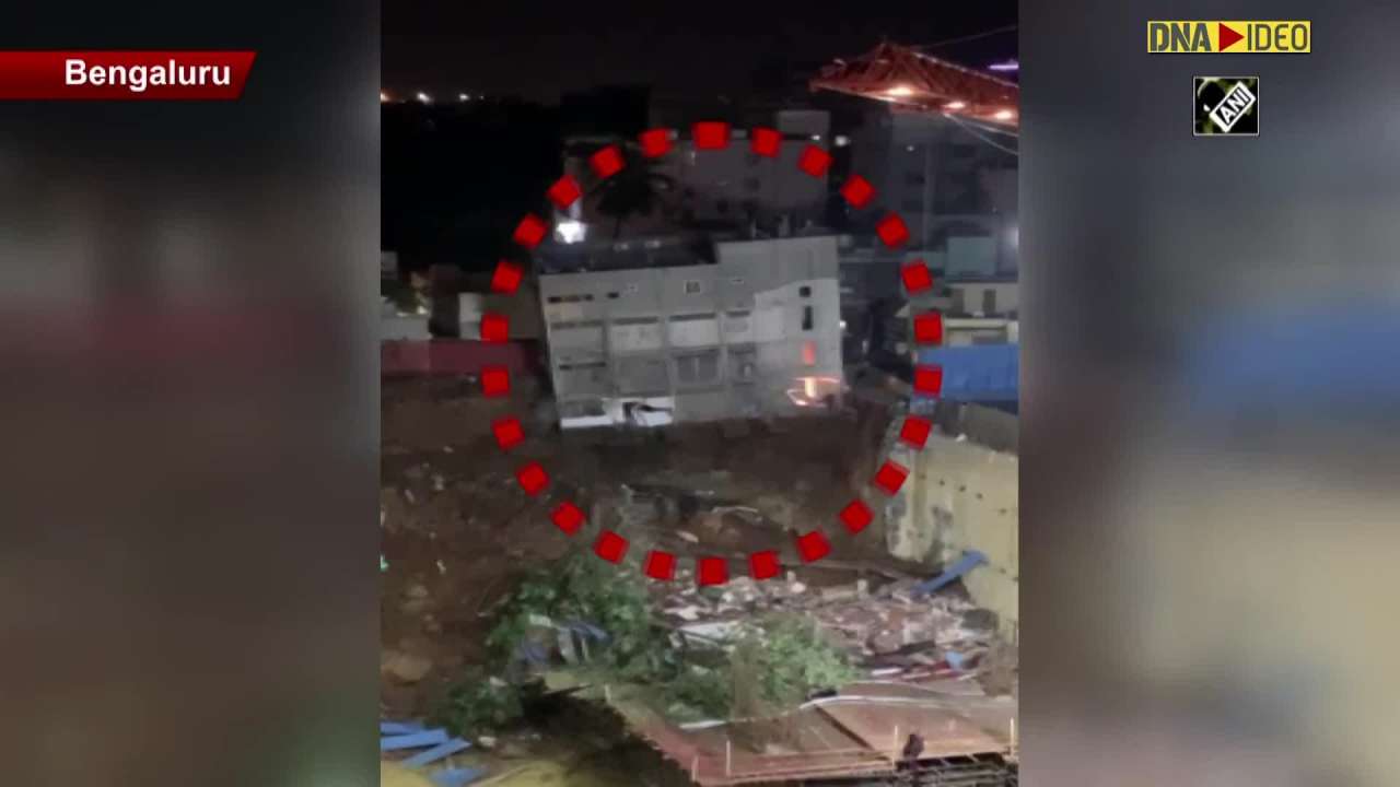 Watch: Three-story building collapsed in Bengaluru