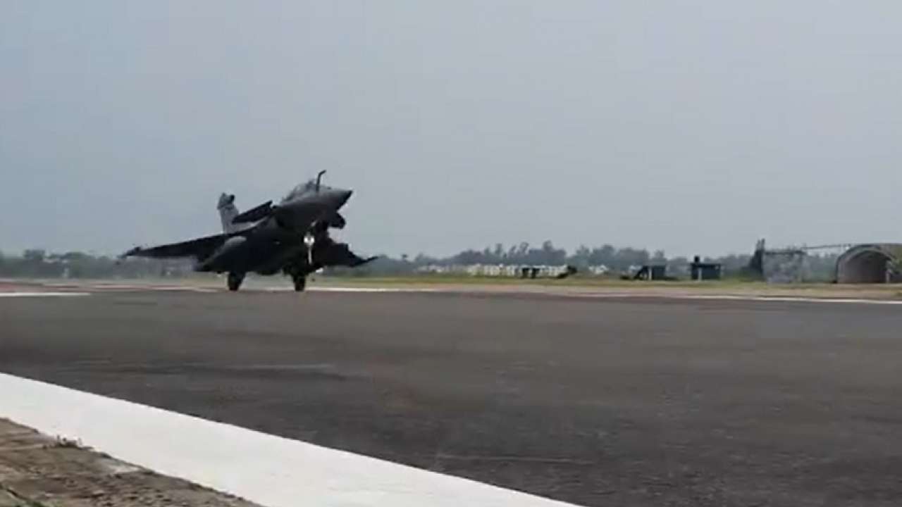 'Touchdown': Watch first Rafale jet landing at Ambala airbase