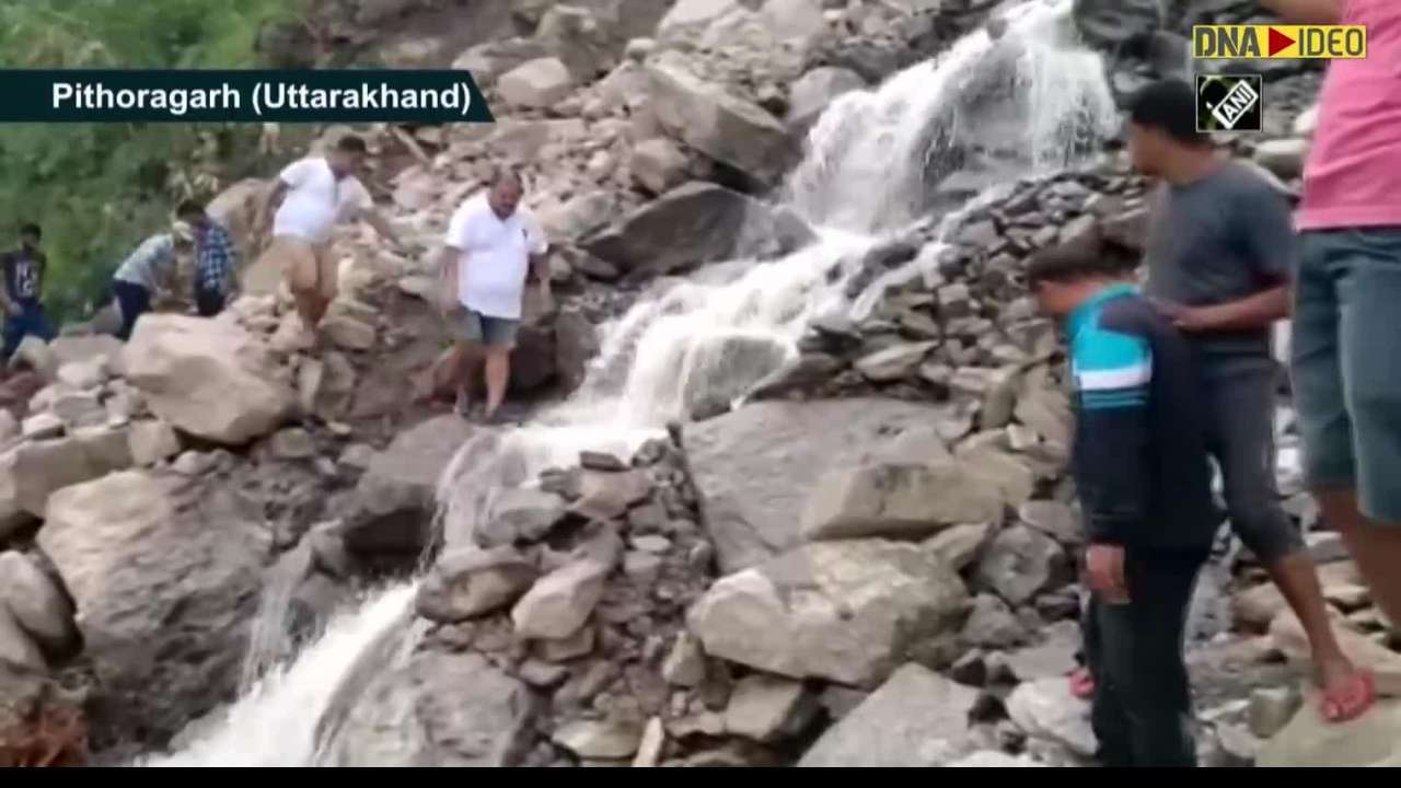Congress MLA Harish Dhami slips and falls into flooded rivulet in ...