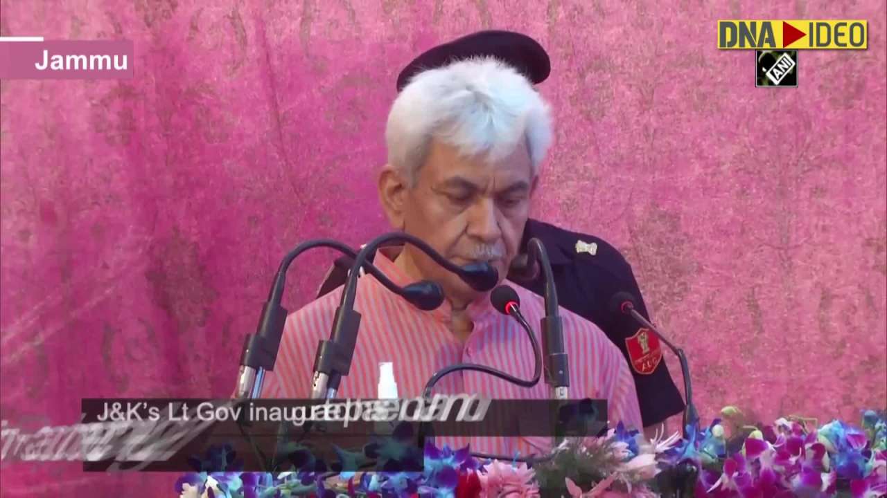Lt Gov Manoj Sinha inaugurates phase 1 of Jammu Ring Road project