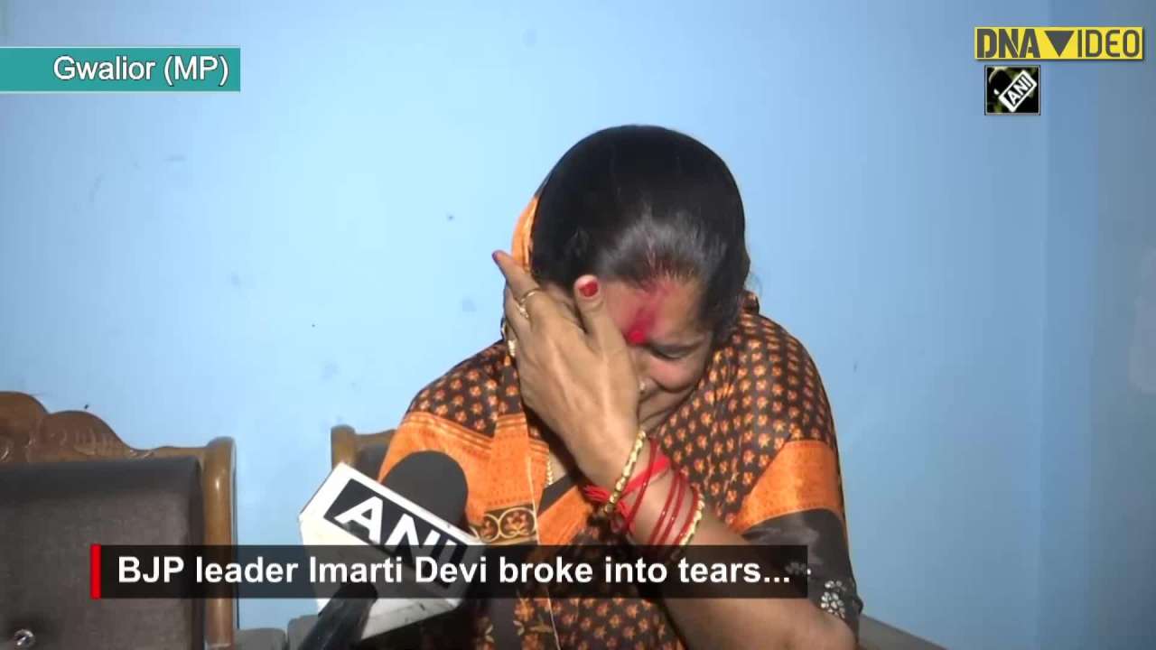 BJP leader Imarti Devi breaks into tears on Kamal Nath’s controversial ...