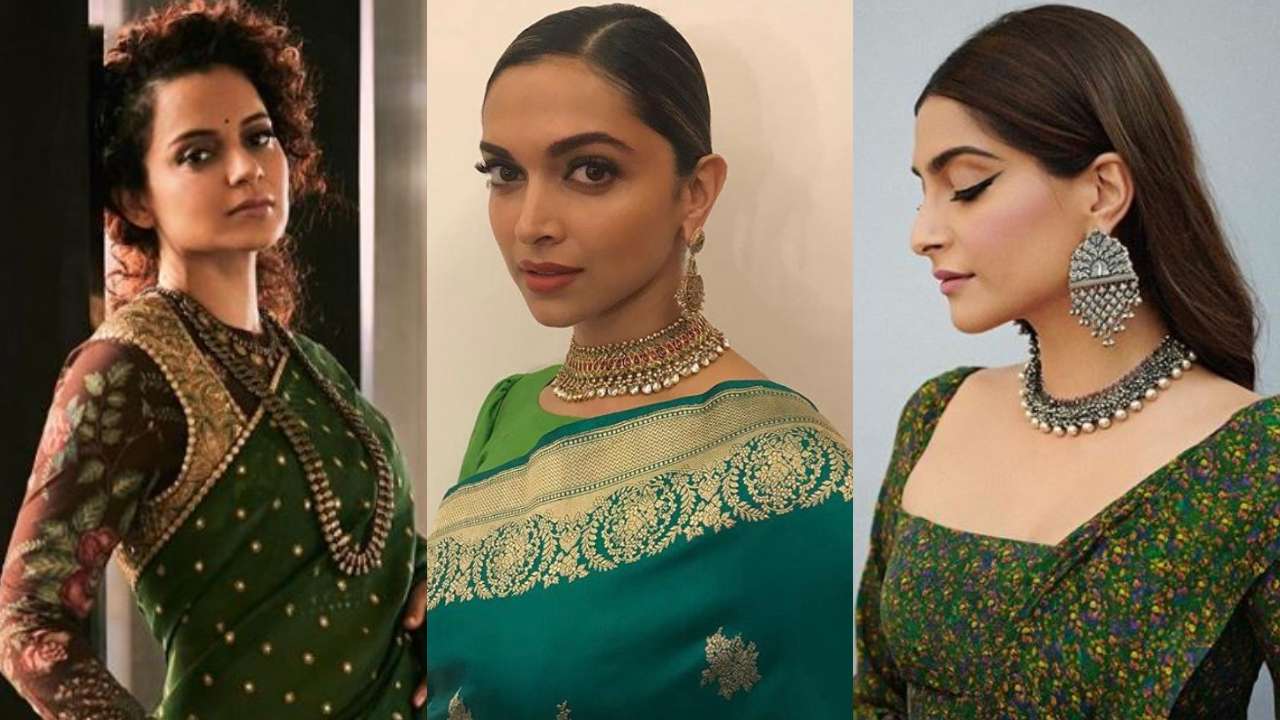 Navratri 2020 Colours - Green: Deepika Padukone, Sonam Kapoor, Kangana ...