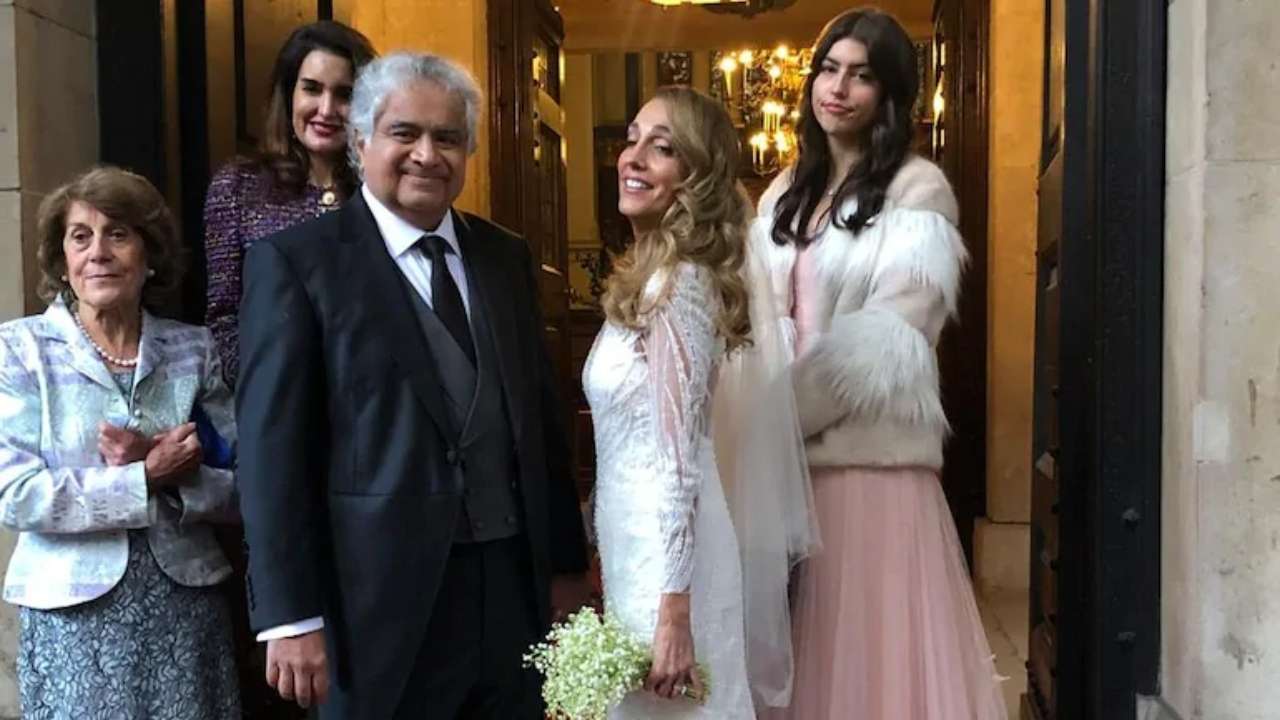 Senior lawyer Harish Salve marries artiste Caroline Brossard in London ...