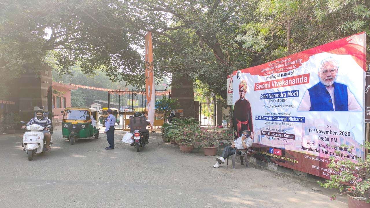 Modi in JNU: Preparation underway before PM addresses students and ...