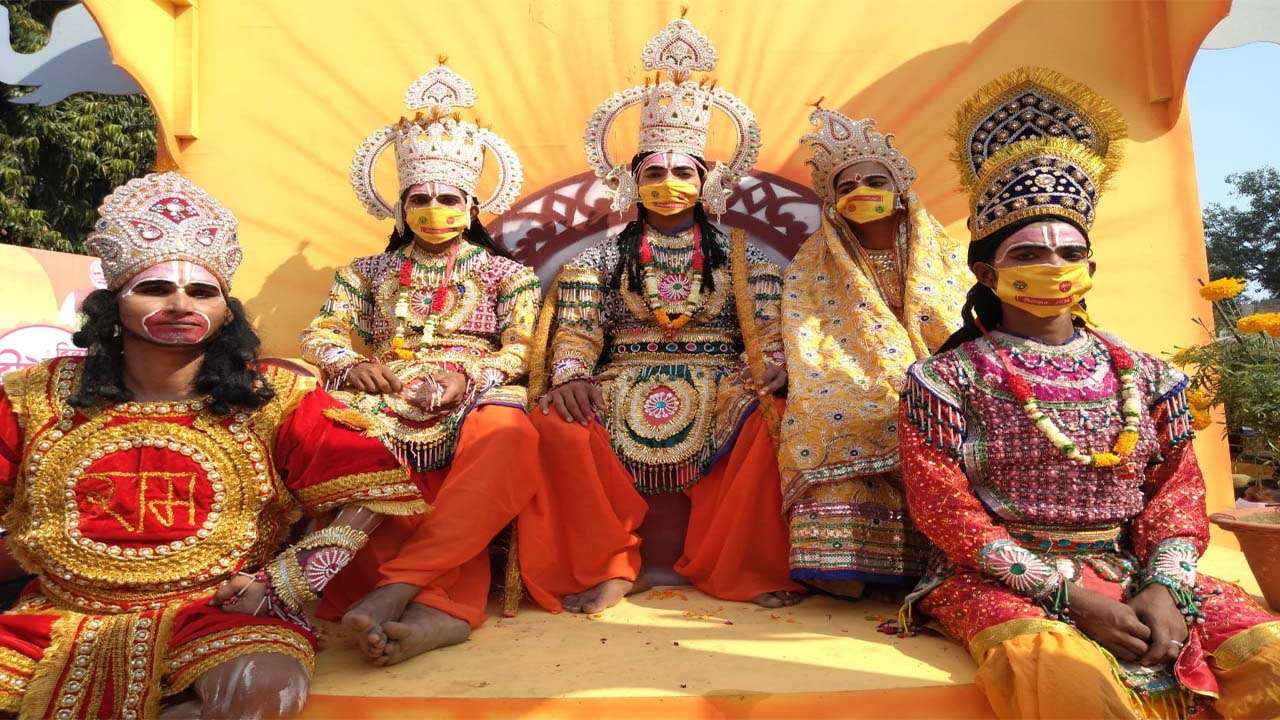 Diwali 2020: 'Wear Mask' message from Lord Ram amidst grand ...
