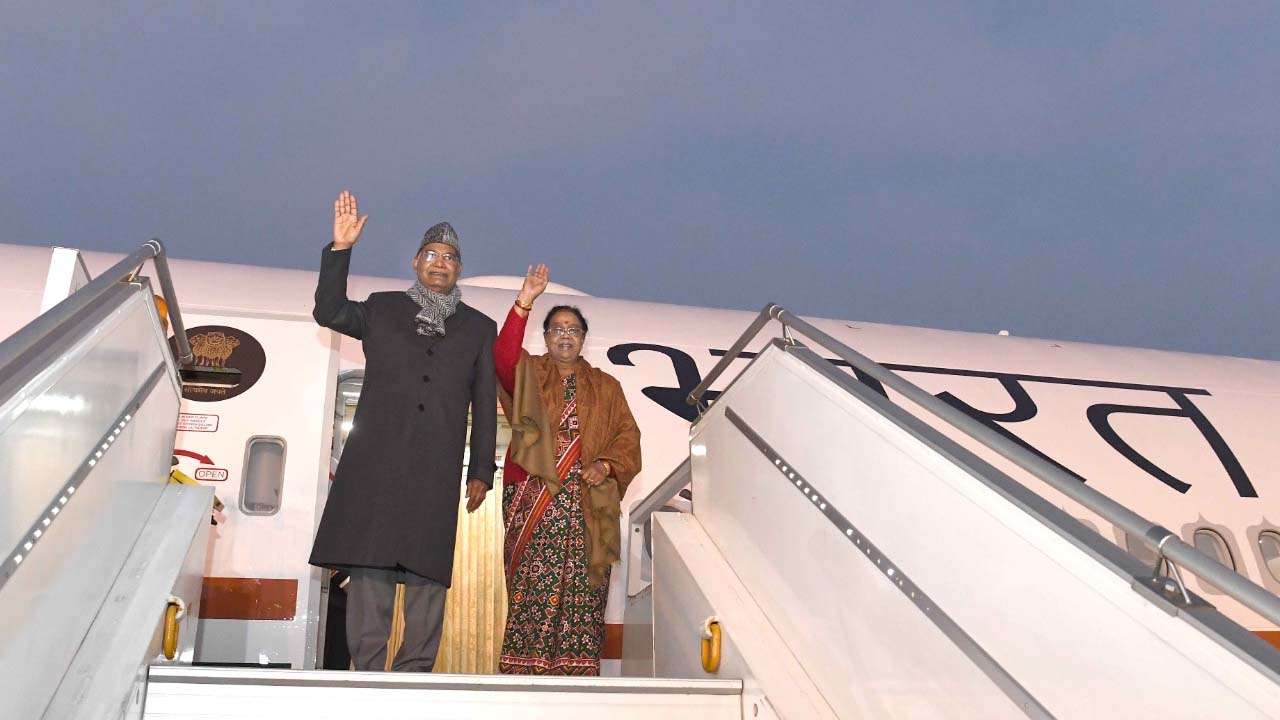 President Kovind boards first inaugural flight of Air India One-B777 ...