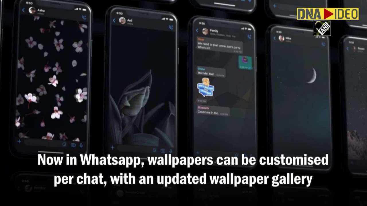 WhatsApp introduces improved wallpapers with custom dark mode settings