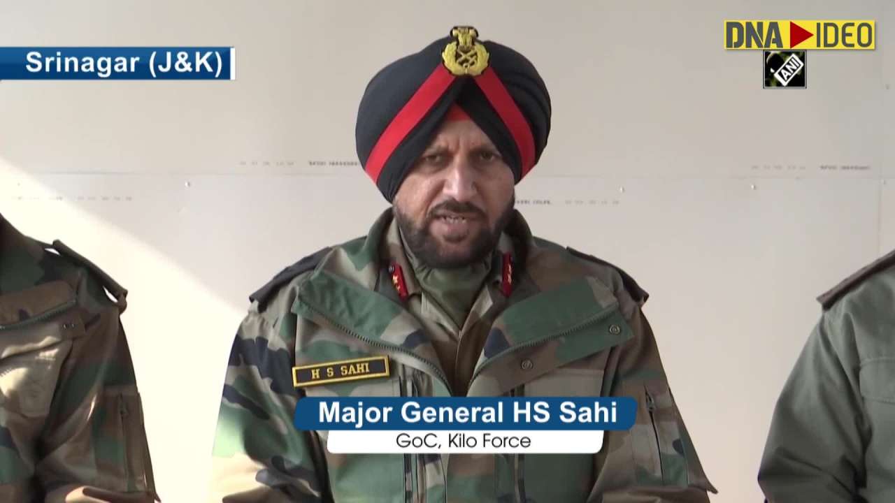 Srinagar encounter: 3 terrorists neutralised, informs Major Gen Sahi