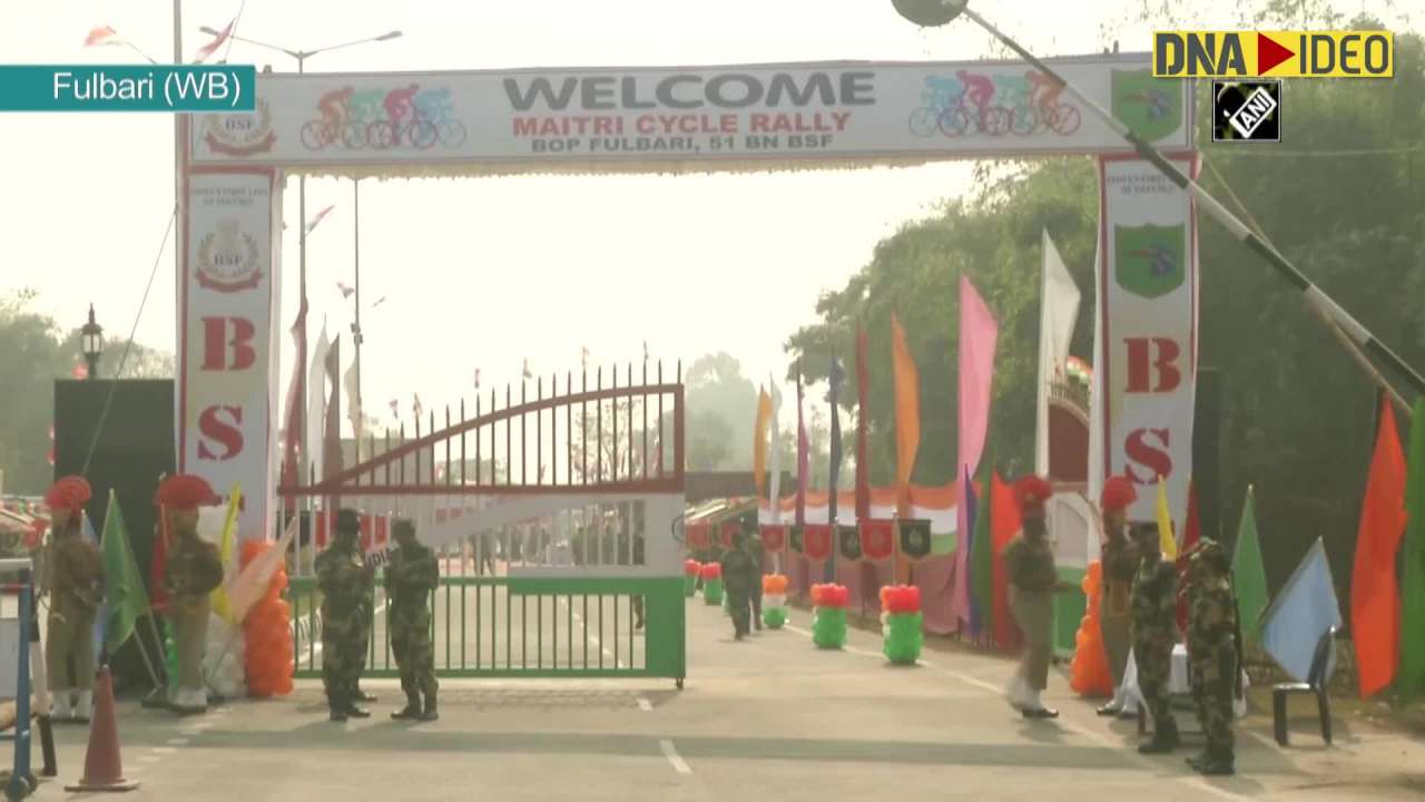 BSF's 'Maitri cycle rally' reaches Siliguri