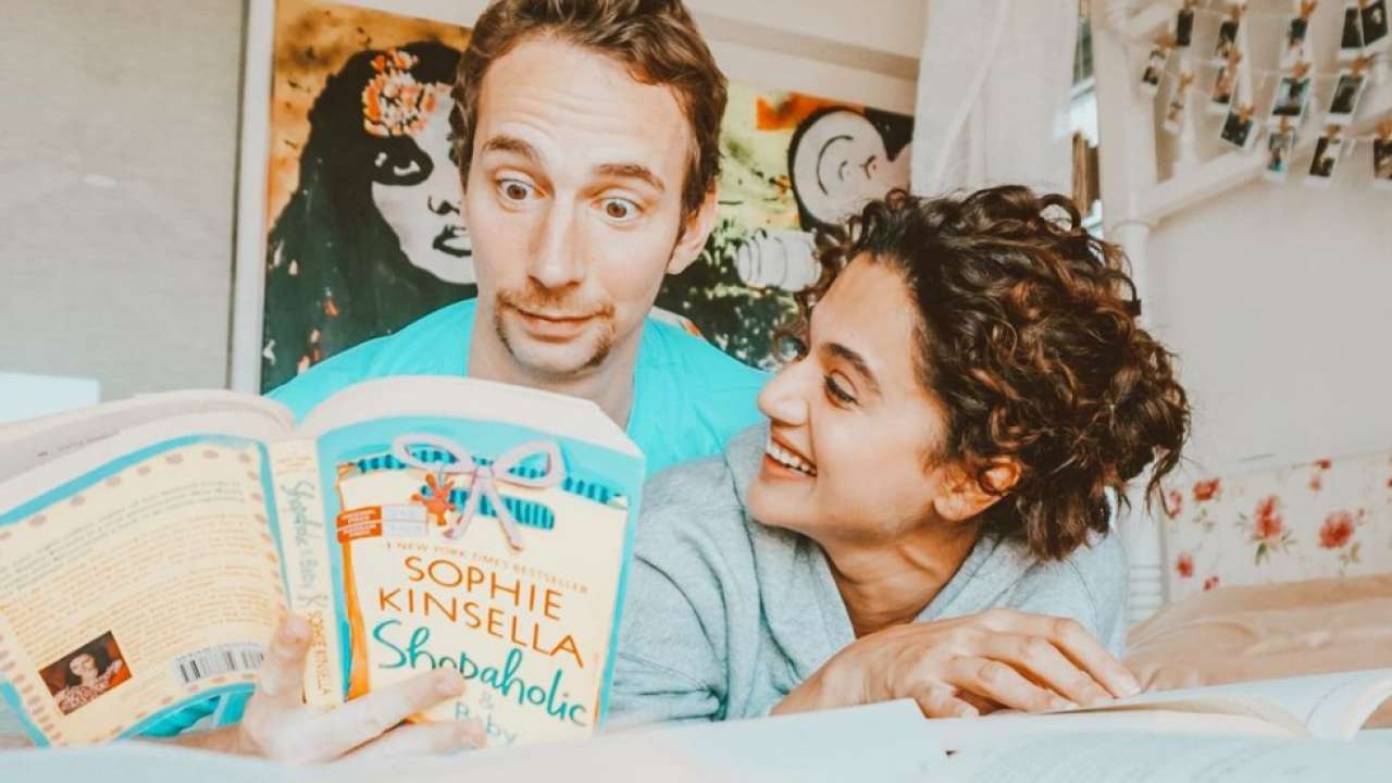 Watch: Taapsee Pannu goes on dinner date with beau Mathias Boe, latter ...