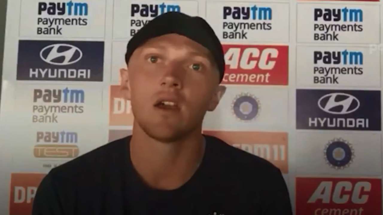 WATCH: Advertising board falls on England's Dominic Bess' head during ...