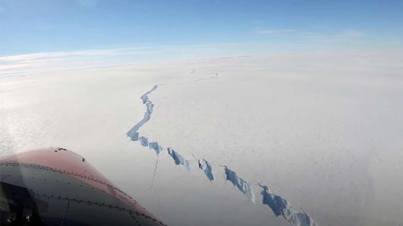Watch: Massive iceberg, larger than New York city, breaks off from ...