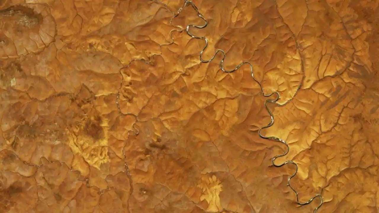 NASA shares images of odd landscape near Markha River in Siberia ...