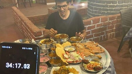 Finishing this 4 Kg ‘Bullet Thali’ can win you a Royal Enfield Bullet bike