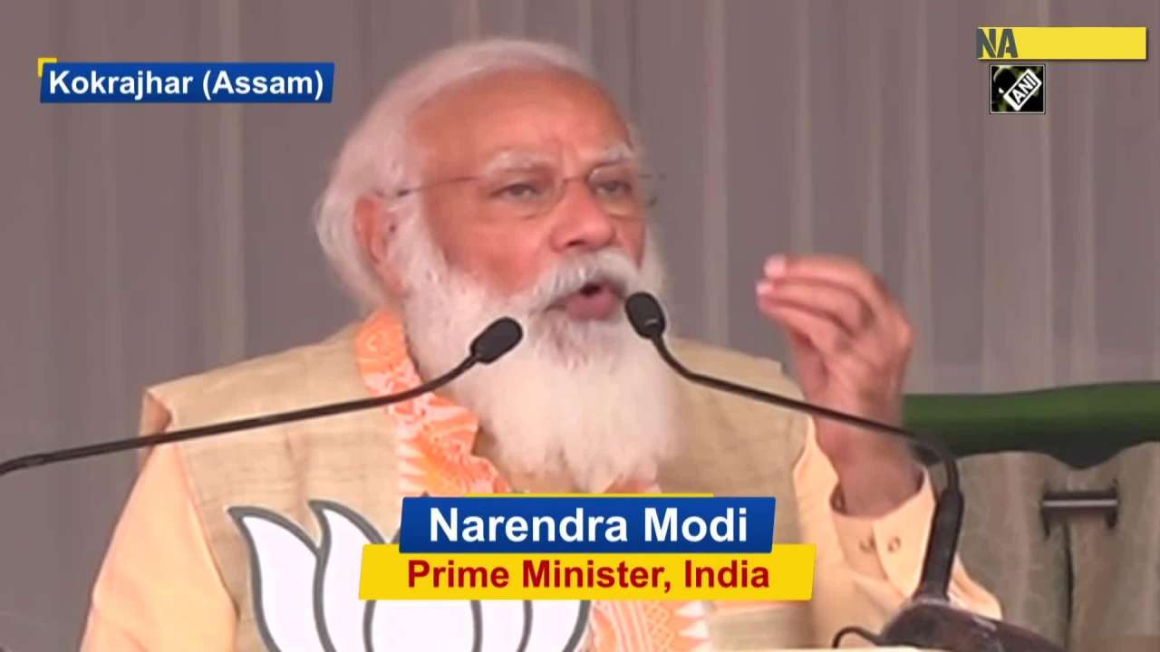 PM Modi on Ajmal seen throwing ‘gamosa’: ‘Insult to women of Assam’