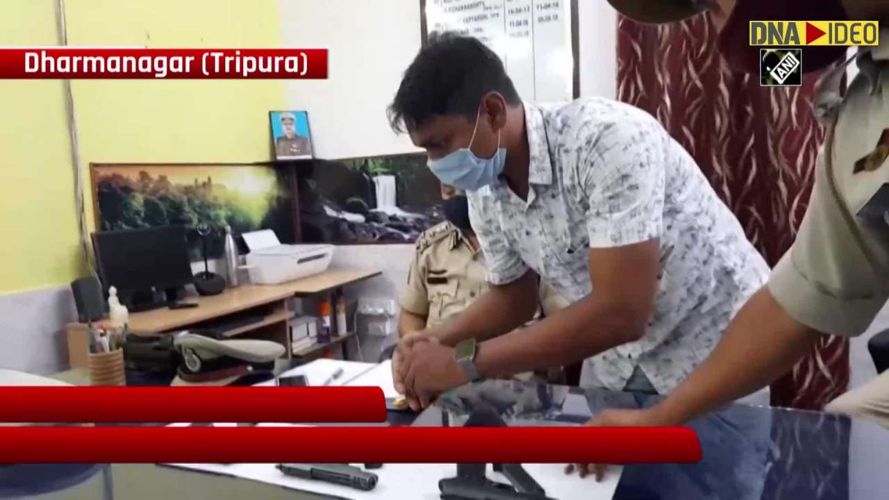 Two NLFT militants surrender with weapons in Tripura