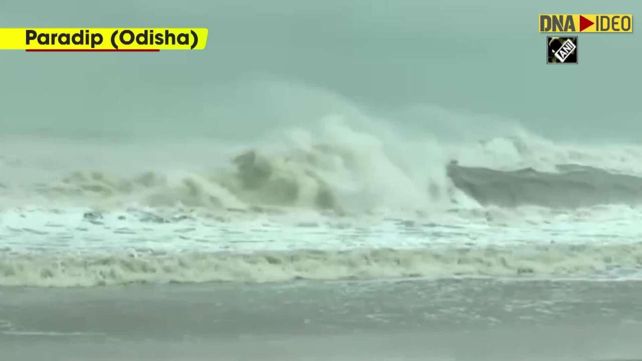 Watch: Sea turns rough at Paradip ahead of Cyclone Yaas landfall
