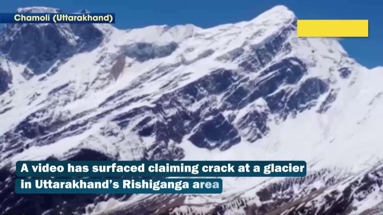 Chamoli admin to send team to verify crack at glacier after video surfaces