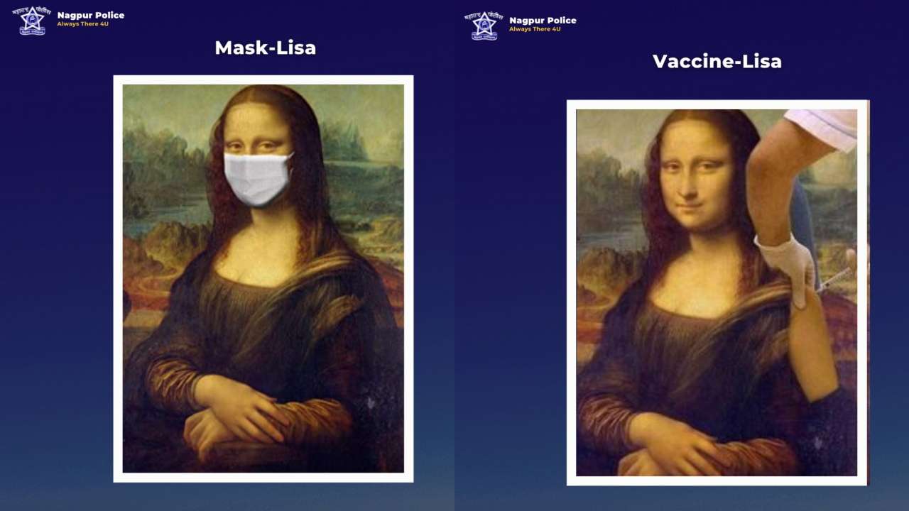 Nagpur Police twist on Leonardo da Vinci's iconic Mona Lisa goes VIRAL