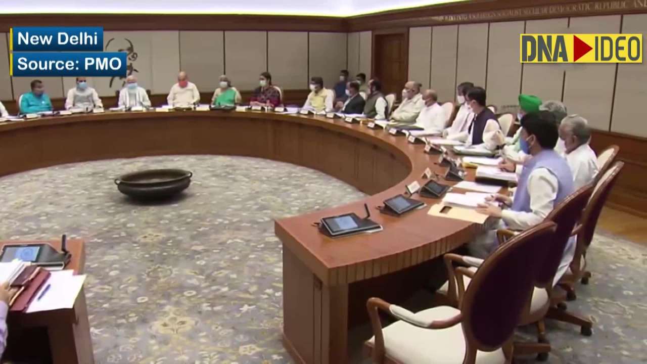New union cabinet holds meeting at PM Modi’s residence