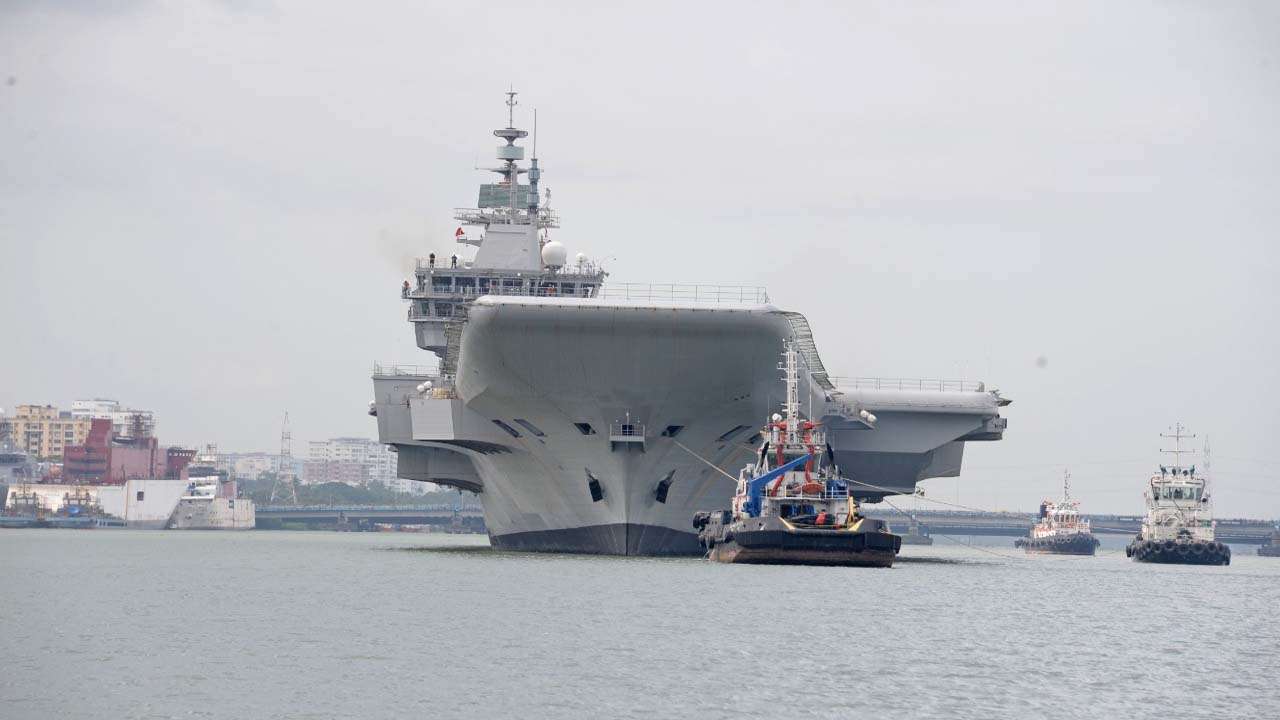Indigenous aircraft carrier Vikrant sets sail for maiden trials ...