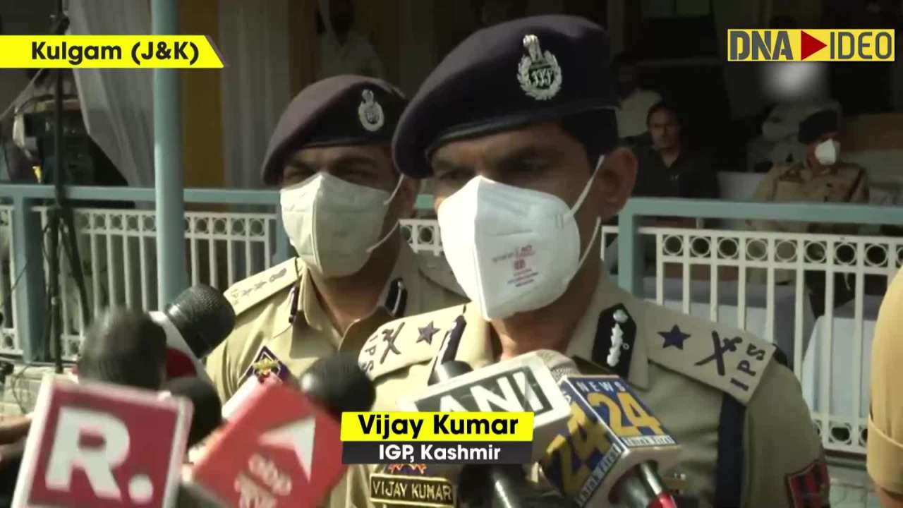 Kashmir IGP unfolds Kulgam encounter