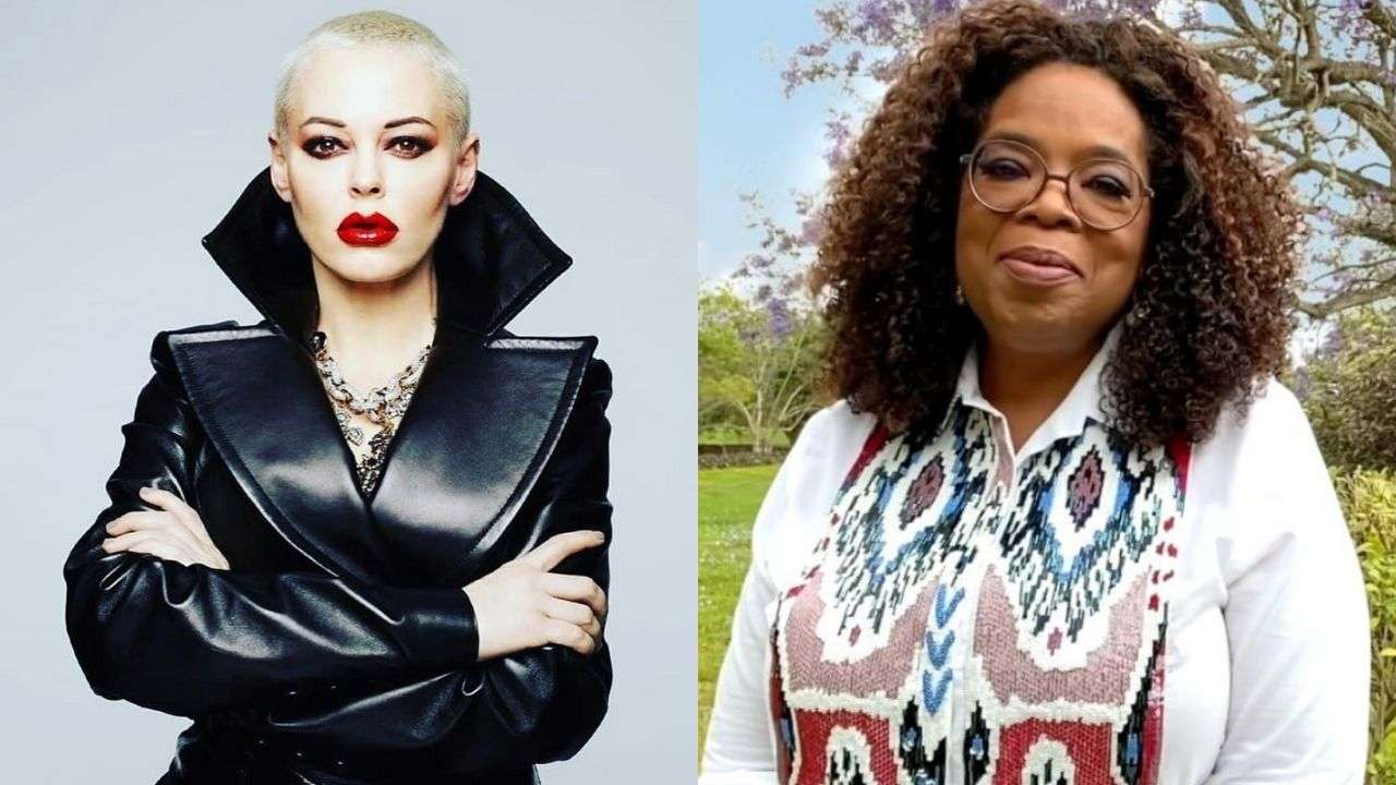 Rose McGowan shares pic of Oprah Winfrey kissing Harvey Weinstein ...