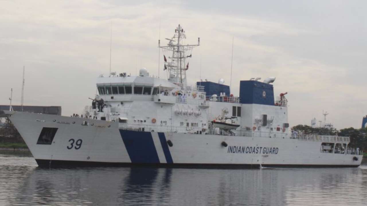 Indian Coast Guard’s latest vessel Vigraha reaches base port Visakhapatnam