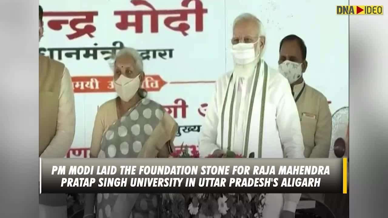 PM Narendra Modi launches new university in UP's Aligarh
