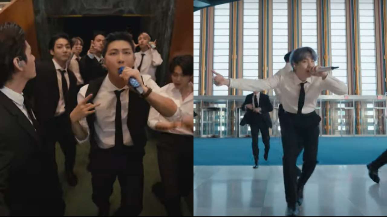 In a first, BTS takes over UNGA as they perform 'Permission to Dance ...