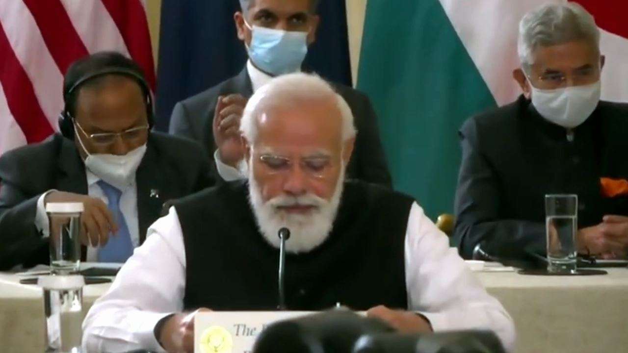 PM Modi addresses Quad summit, says it will work as force for global good