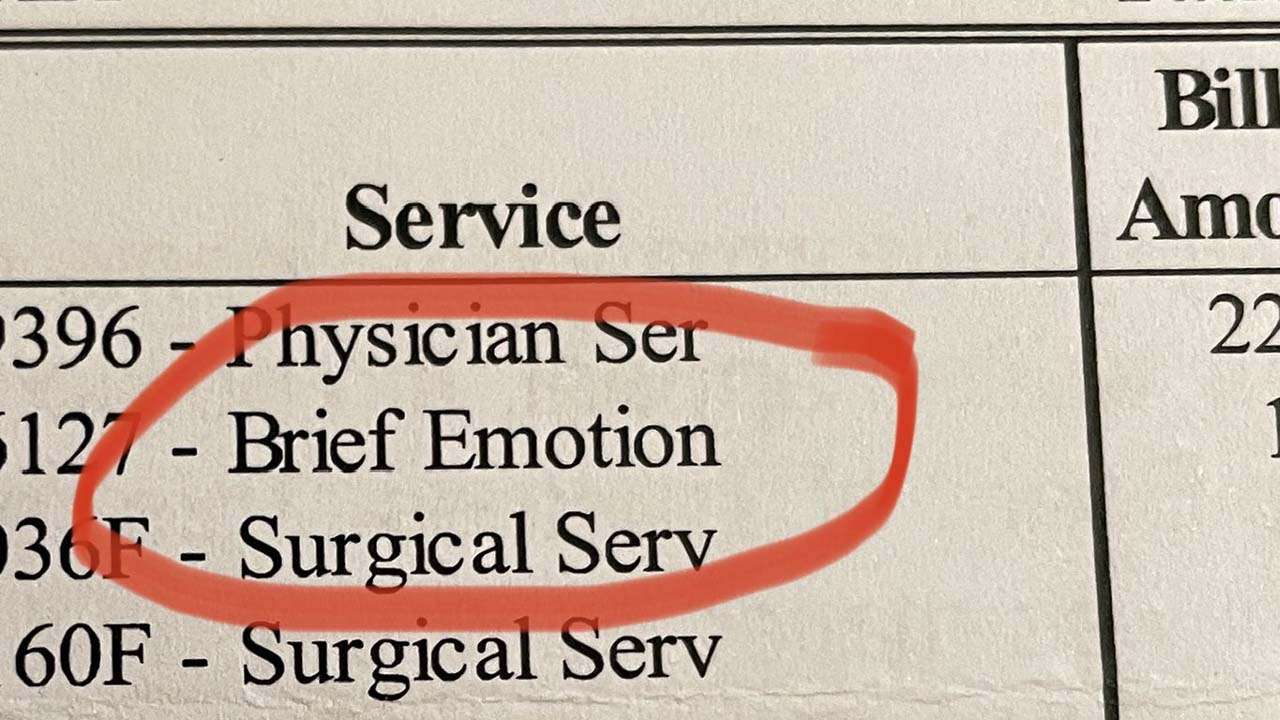 Hospital charges woman for 'brief emotion' during surgery, see how ...