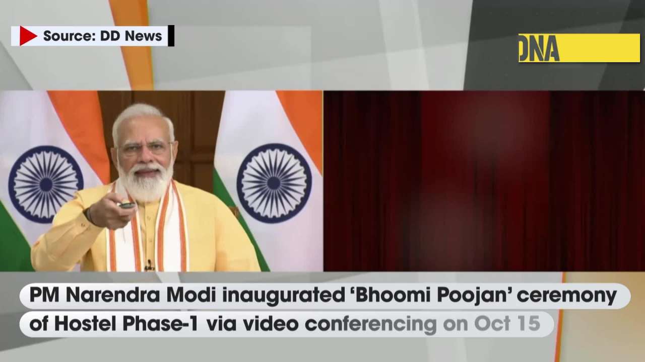 PM Modi inaugurates ‘Bhoomi Poojan’ ceremony of Hostel Phase-1 virtually