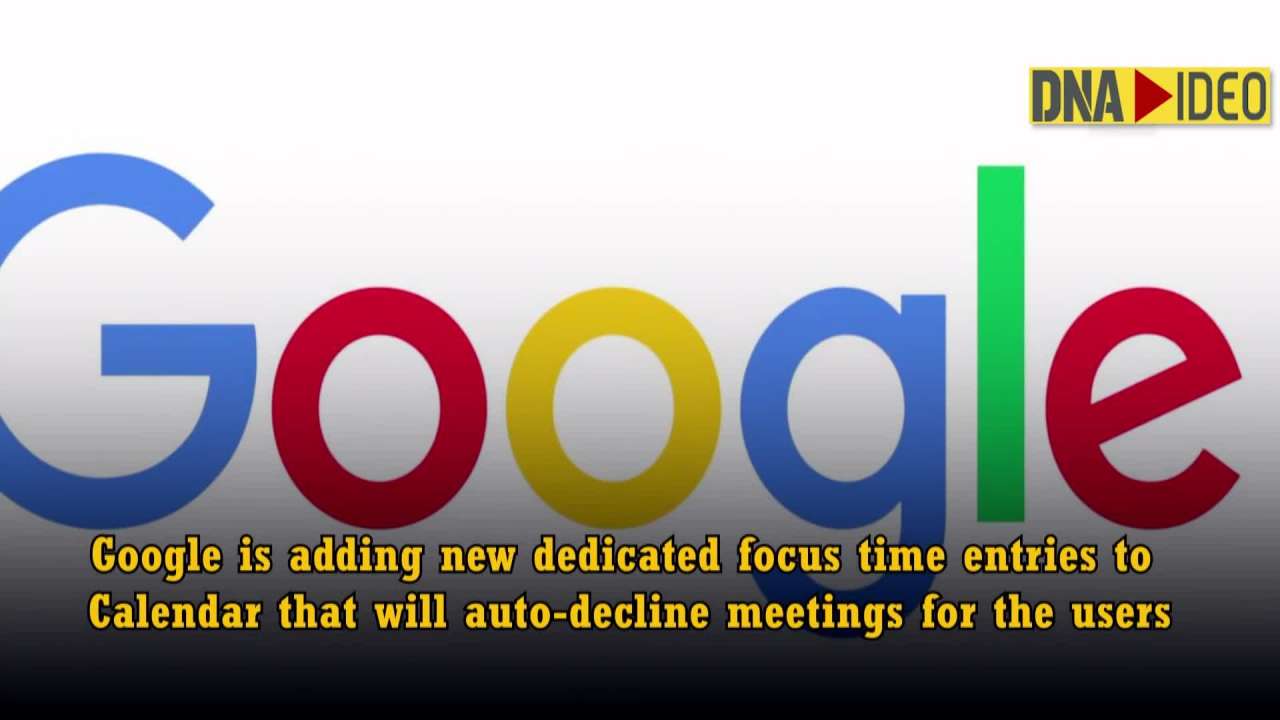 Google adding new dedicated focus time entries to Calendar