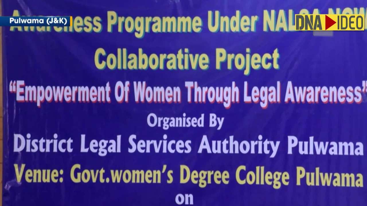 Legal awareness program organised in Pulwama to empower women