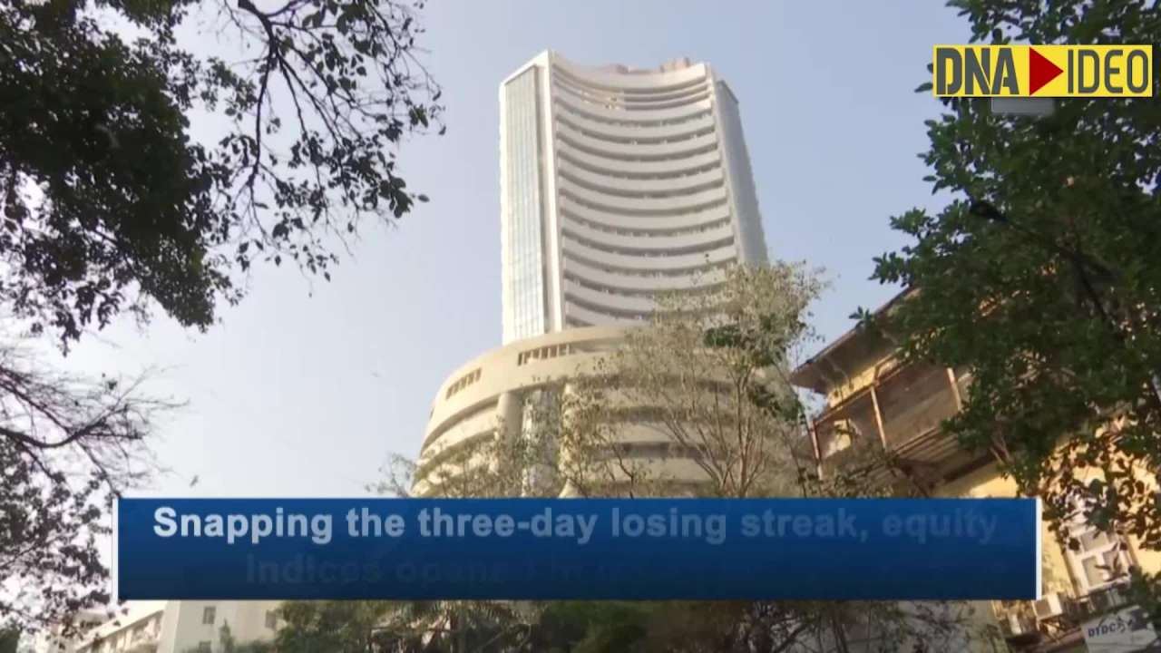 Equity benchmark indices snap three-day losing streak, open in green