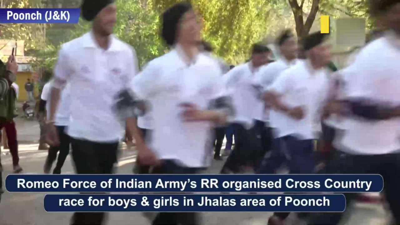 J-K: Romeo Force of Indian Army organises Cross Country race for youth ...