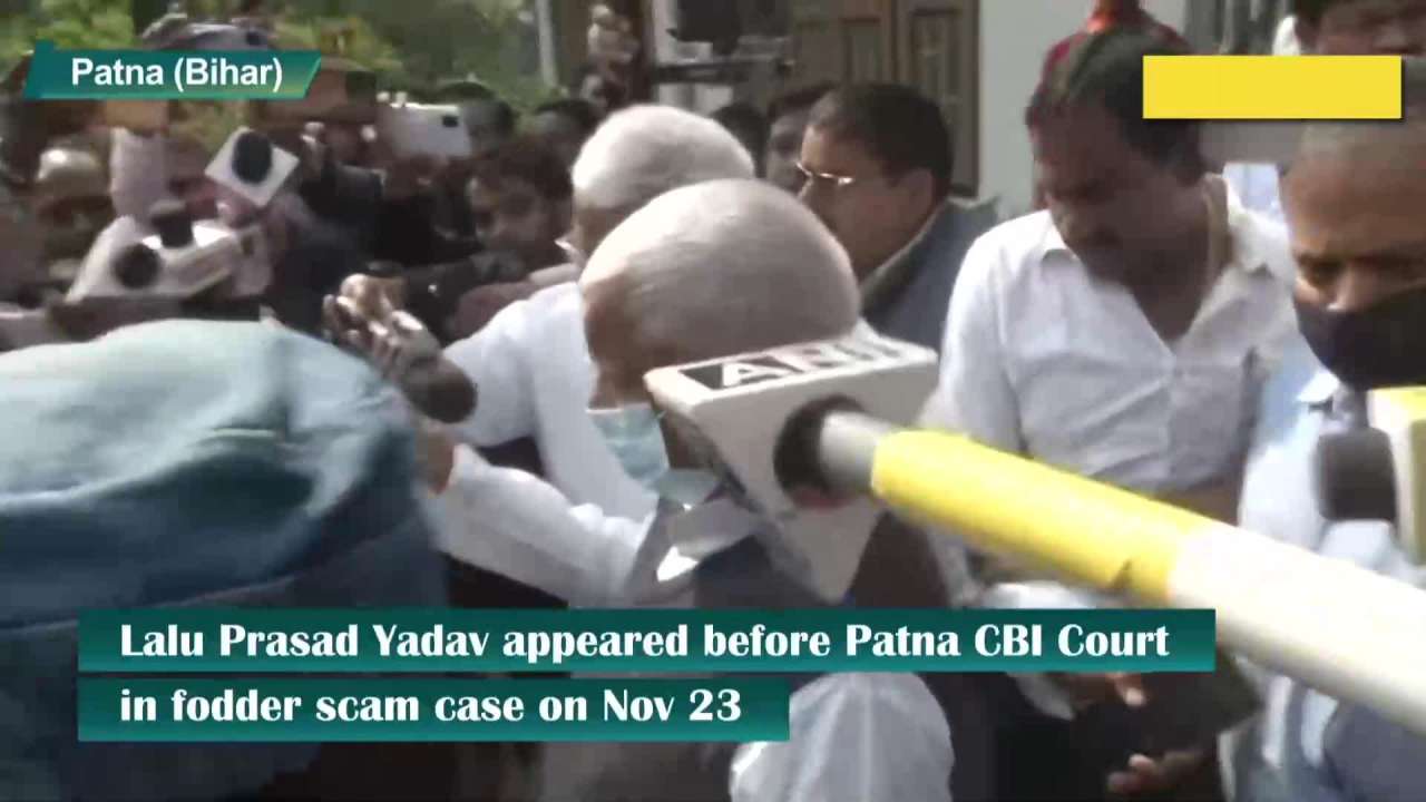 Lalu Yadav appears before Patna CBI Court in fodder scam case