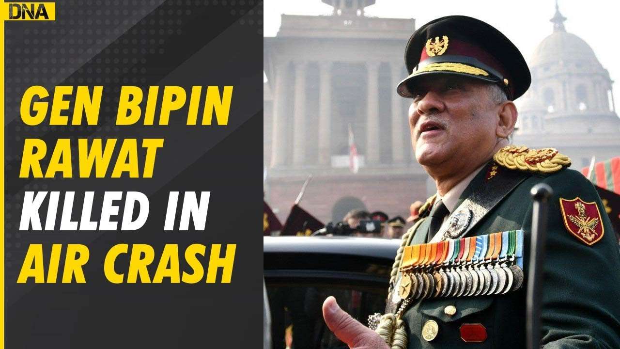 CDS Gen Bipin Rawat dies in helicopter crash
