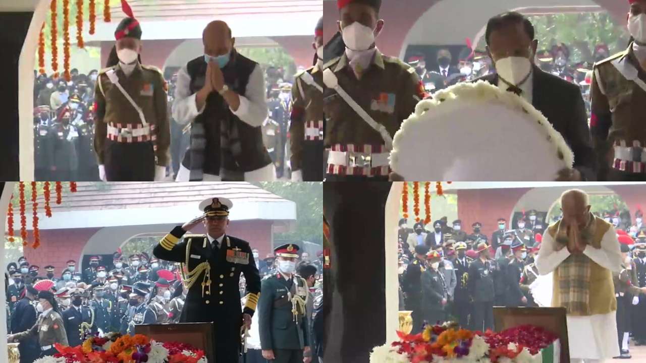 IAF chopper crash: Rajnath Singh, NSA Ajit Doval pay tribute to late Brig L S Lidder