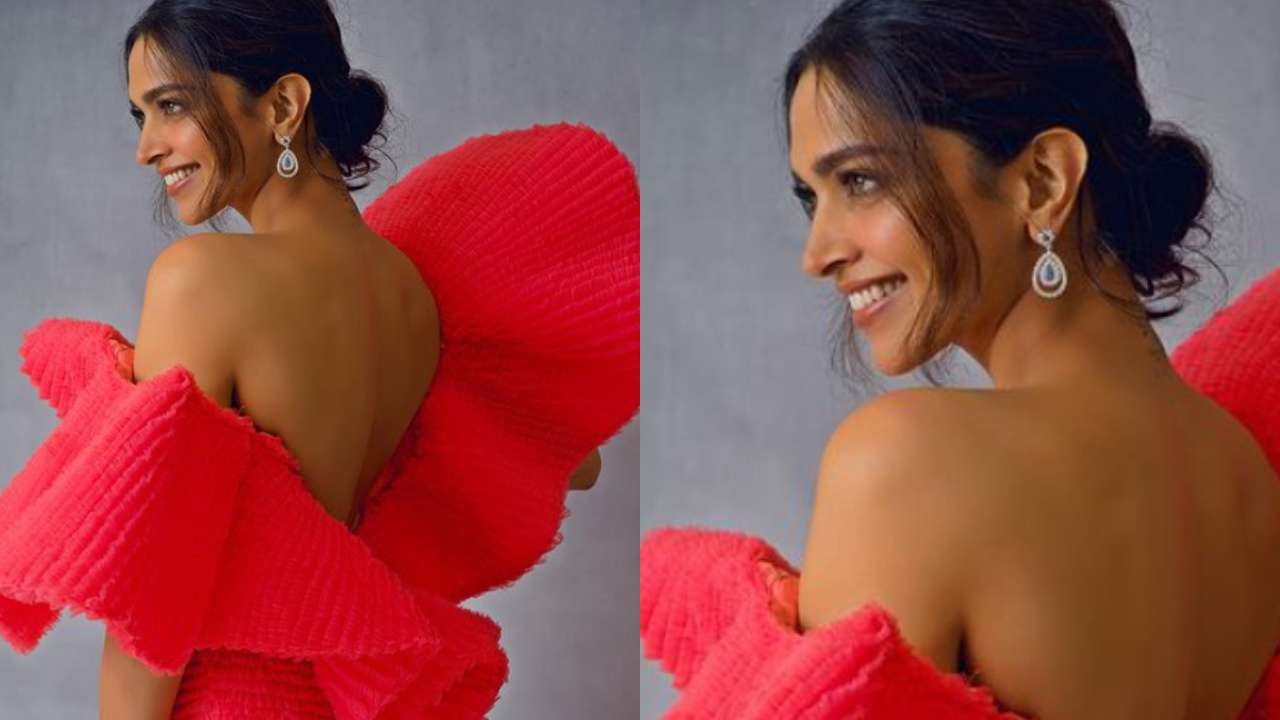 Deepika Padukone turns into mermaid in her pink ruffled gown for '83 ...