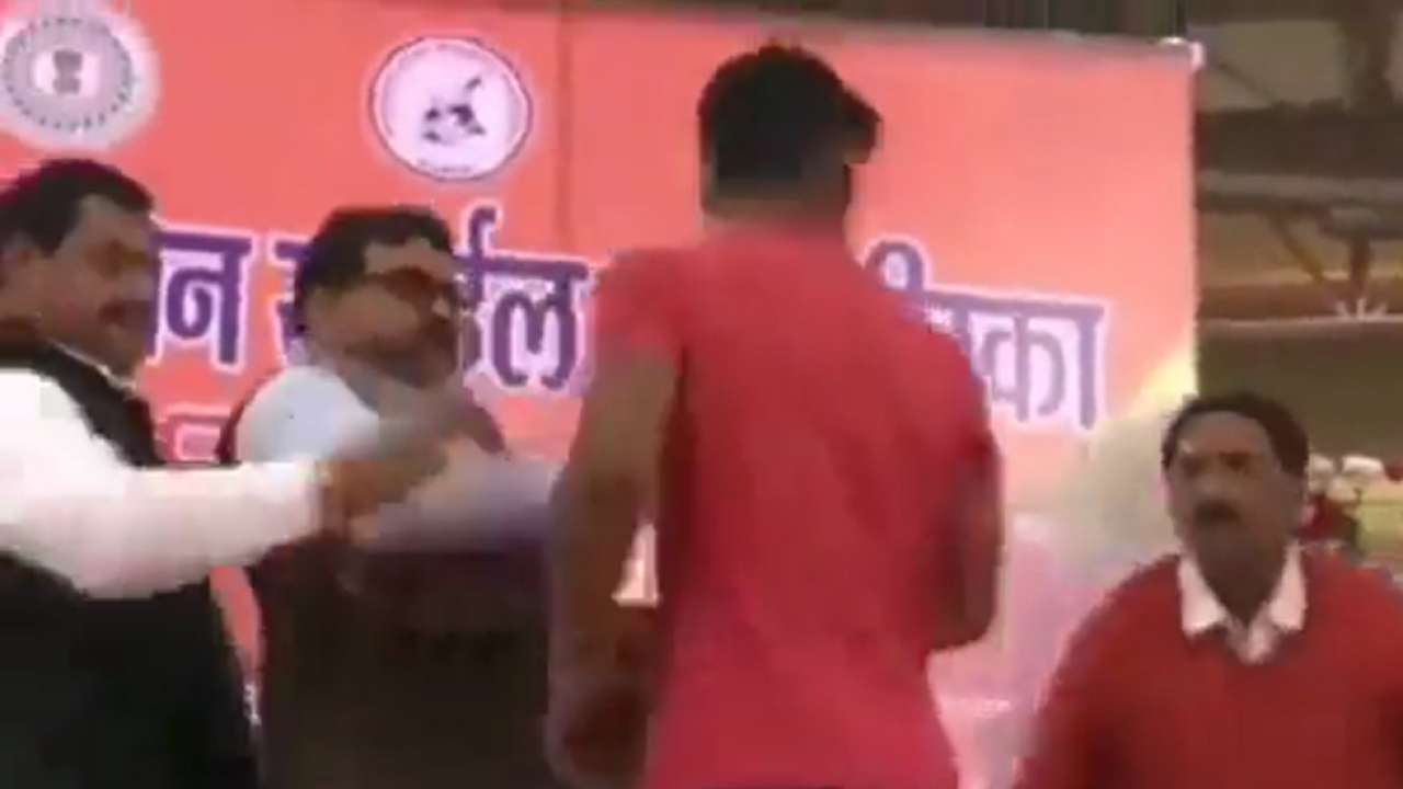 VIRAL: WFI President Brij Bhushan Sharan Singh defends himself after slapping young wrestler