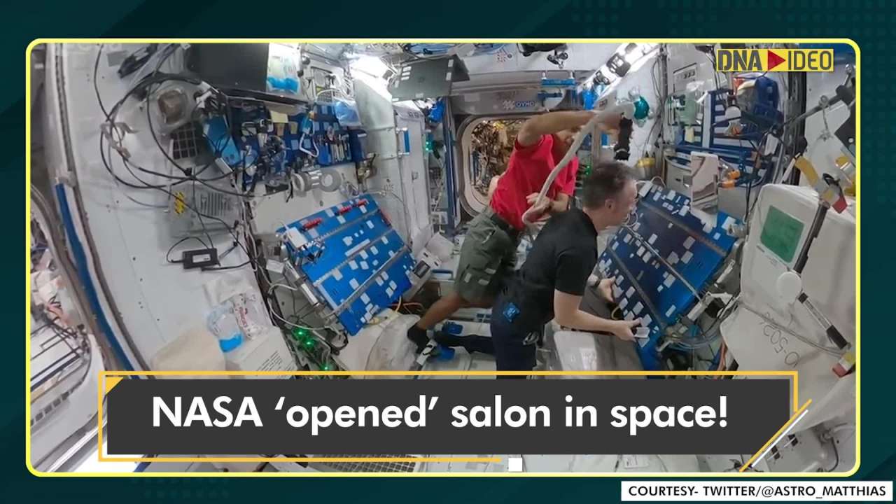 How do astronauts get haircuts in space? WATCH this video to find out
