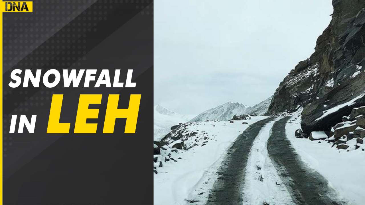 Leh receives first snowfall of Winter season