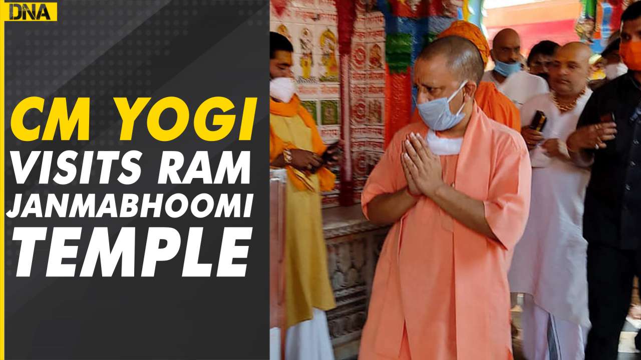 CM Yogi Adityanath offers prayers at Ram Janmabhoomi Temple in Ayodhya