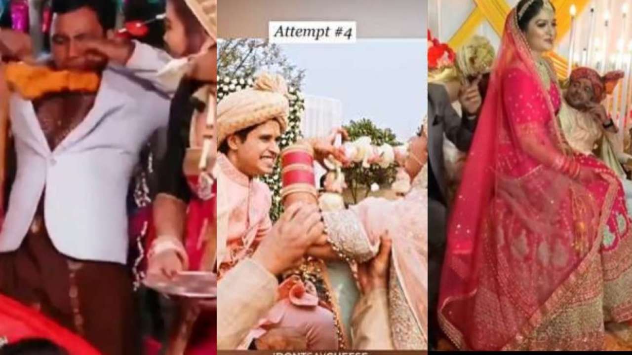 Viral weddings moments of 2021: Top hilarious bride-groom videos of the ...