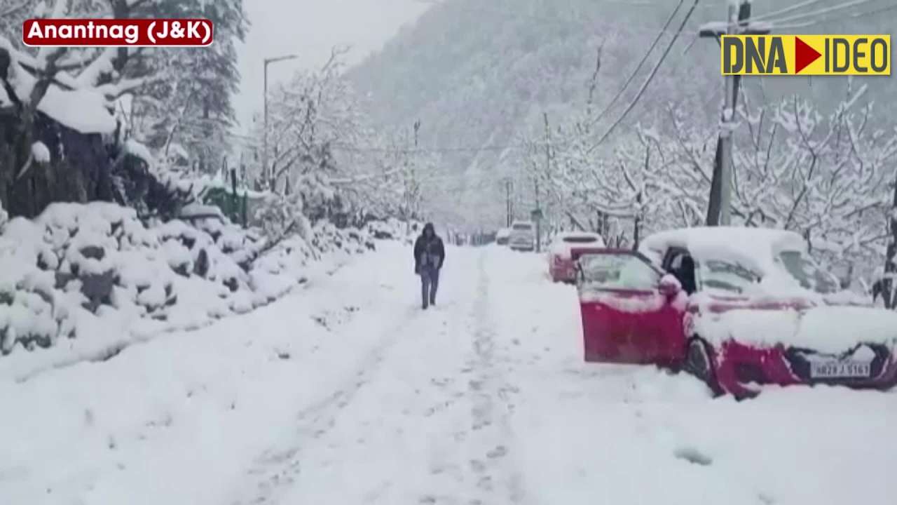 J-K: Pahalgam receives fresh snowfall