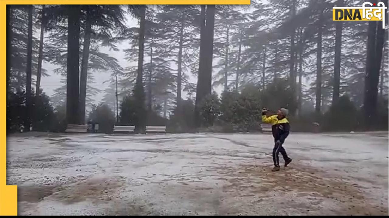 Patnitop First Snowfall की ये तस्वीरें देख आप भी कहेंगे, 'वाकई यही है ...